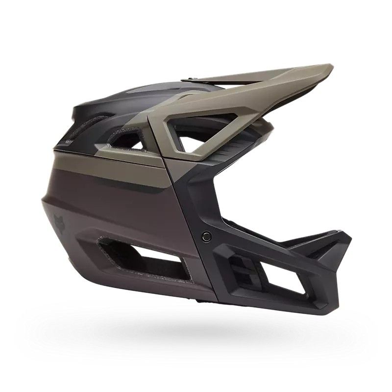 Casco FOX Proframe Rizer – Protección y Ventilación para MTB y Enduro Marrón cacao — Ebike-On
