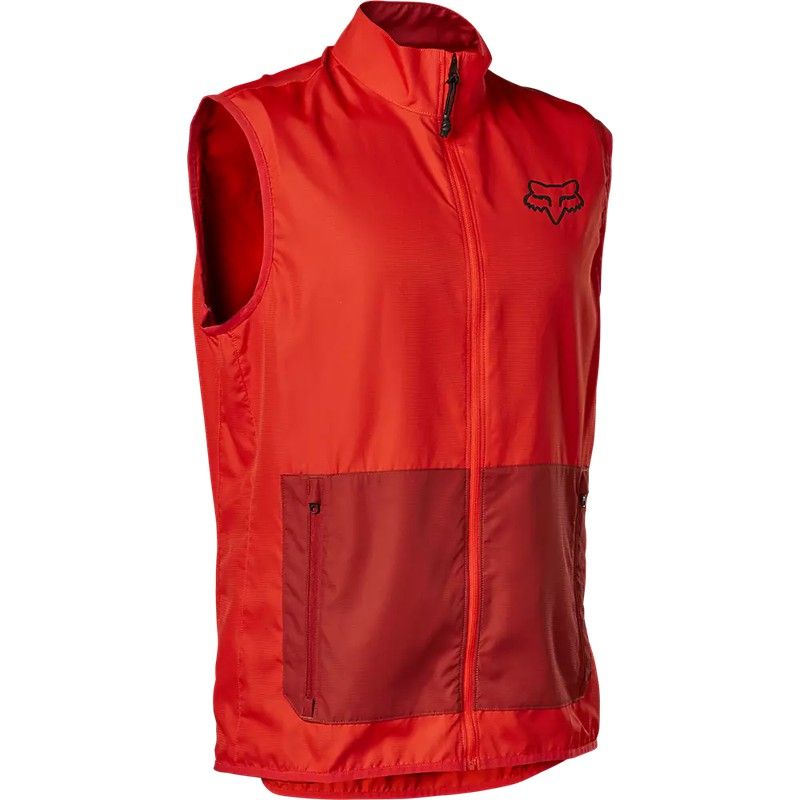 Chaleco Fox Cortavientos Ranger Red clay Sección Chalecos — Ebike-On