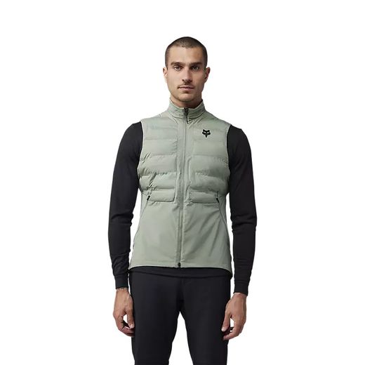 Chaleco Fox Flexair Fire – Protección Ligera y Térmica para MTB Verde musgo 31987-406 Sección ...