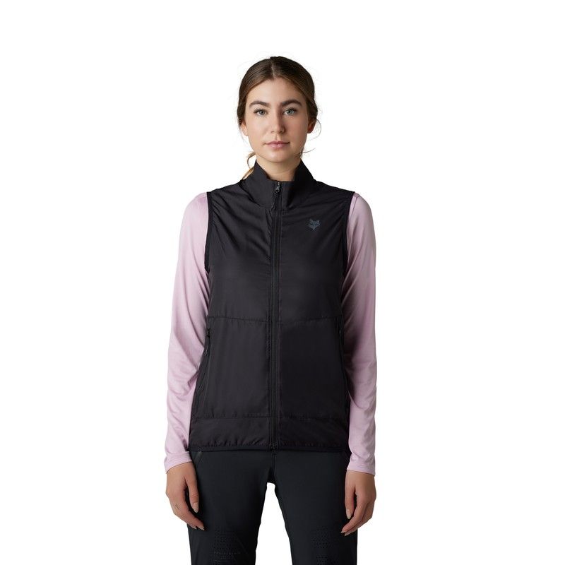 Chaleco Fox ranger wind para mujer Black Sección Chalecos — Ebike-On