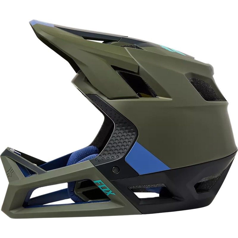 Casco Integral Fox Proframe Blocked Color Verde Oliva — Ebike-On