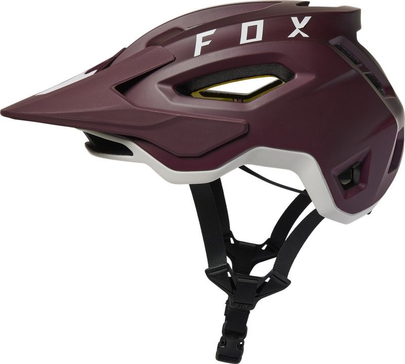 Casco Fox Speedframe Helmet Color Dark Maroon — Ebike-On